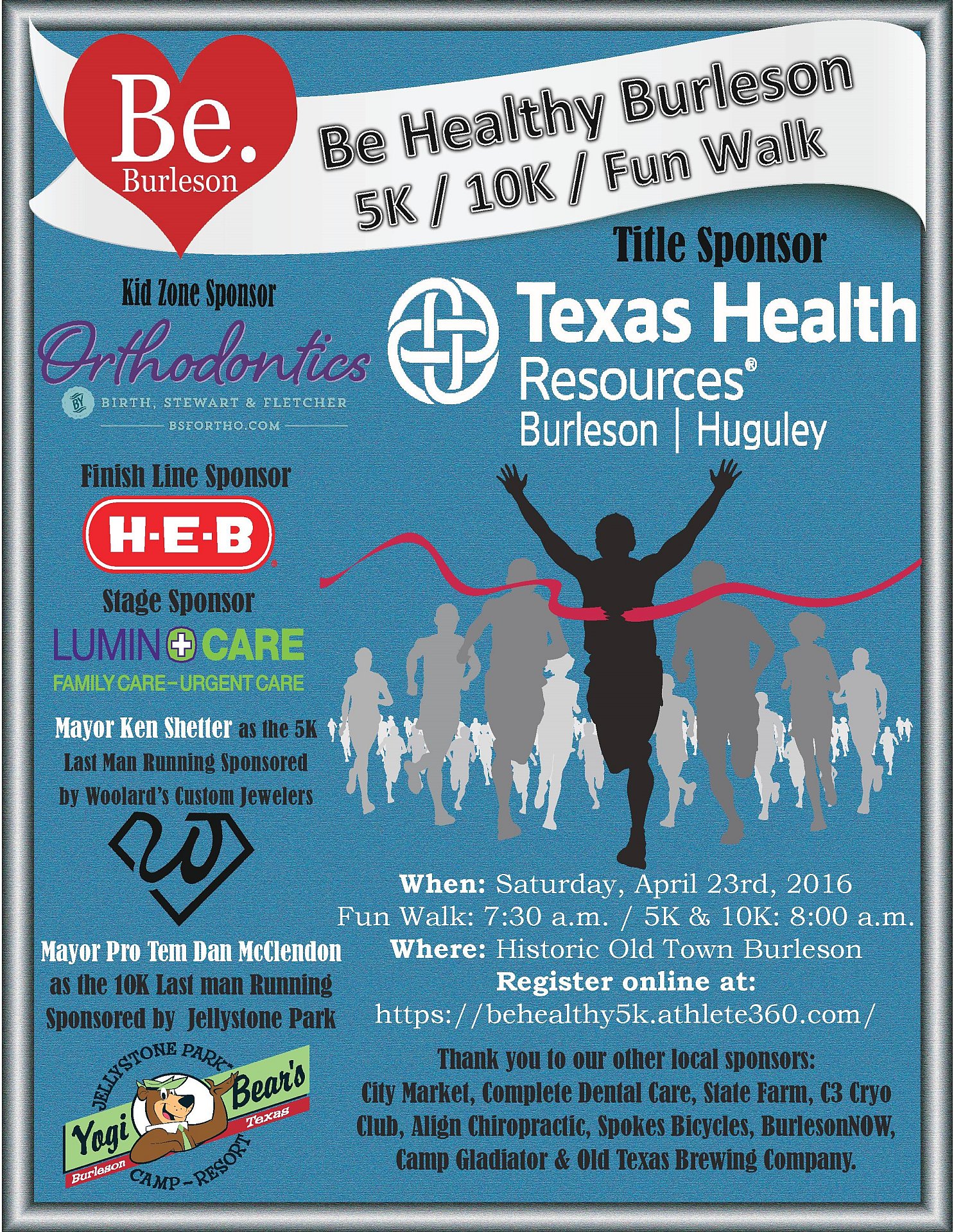 Be Healthy Community 5K/10K and Fun Walk